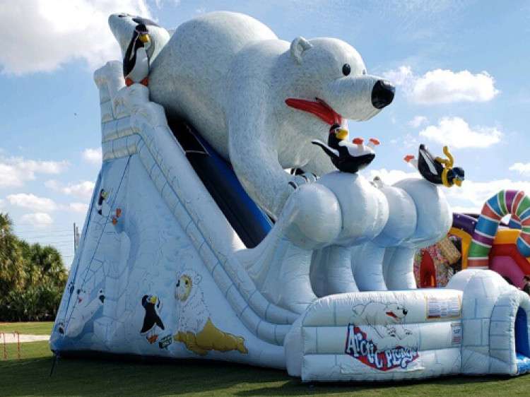 Artic Plunge Polar Bear Slide - AZ Inflatable Events