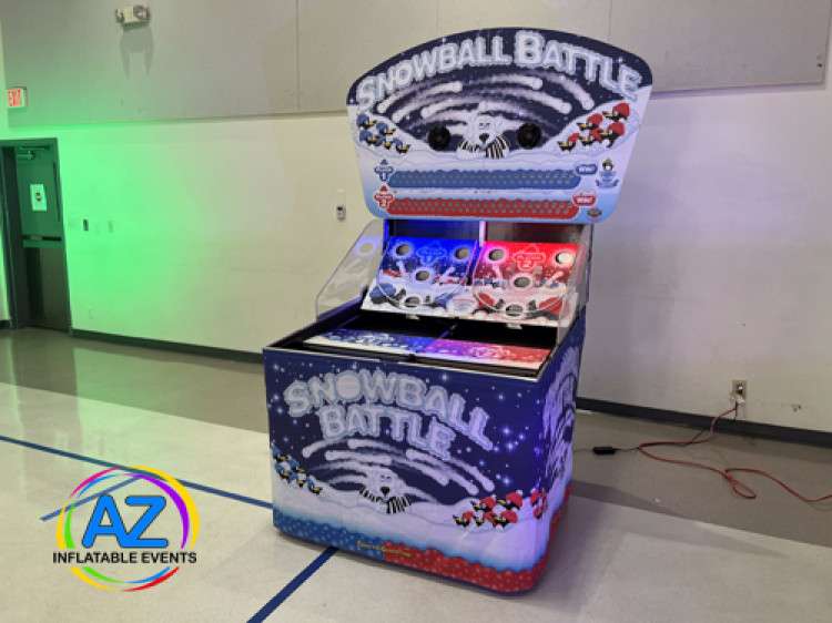 Snowball Battle Bounce A Ball Arcade Game - AZ Inflatable Events
