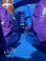 Blue Hurricane Waterslide - AZ Inflatable Events