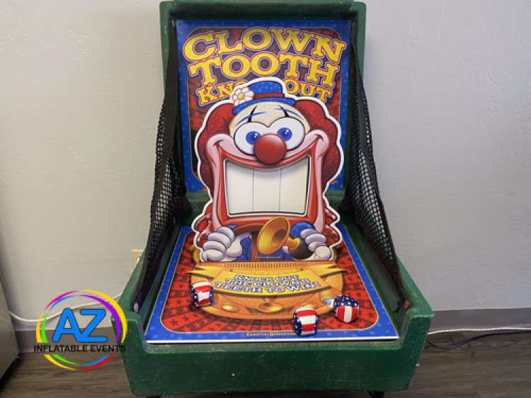Clown Tooth Knock Out Carnival Game - AZ Inflatable Events