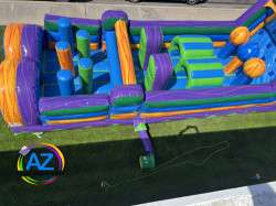 Radical Rampage Tropical Water Obstacle Course - AZ Inflatable Events